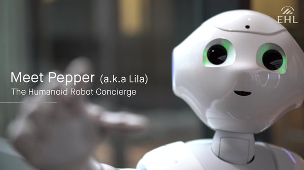 Meet Pepper: The Humanoid Robot Concierge