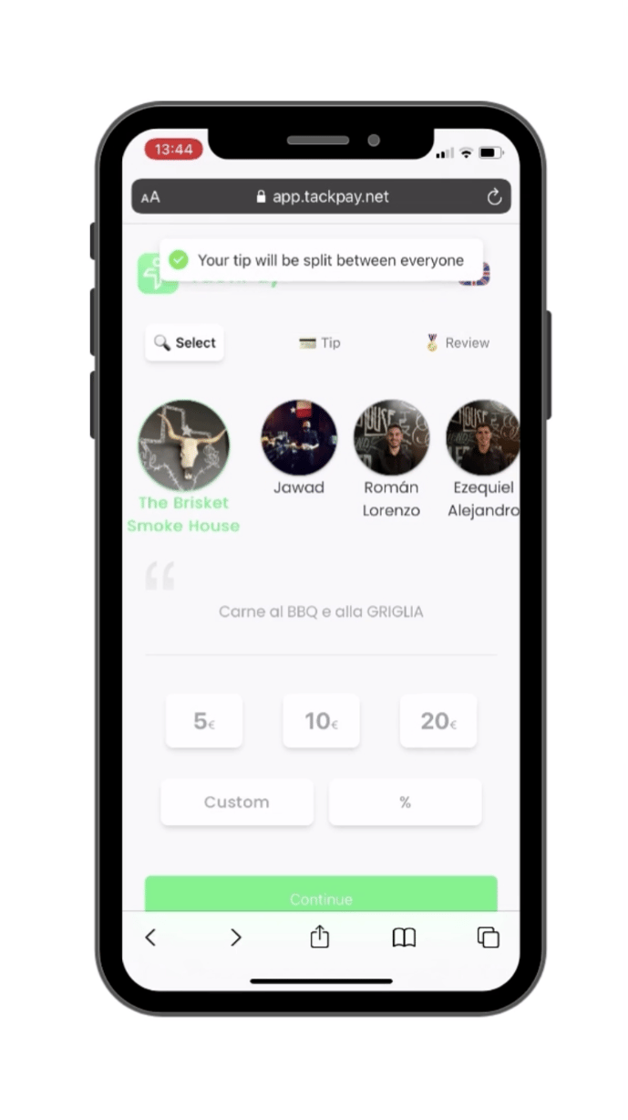Tackpay: A tipping app for employee engagement in hospitality